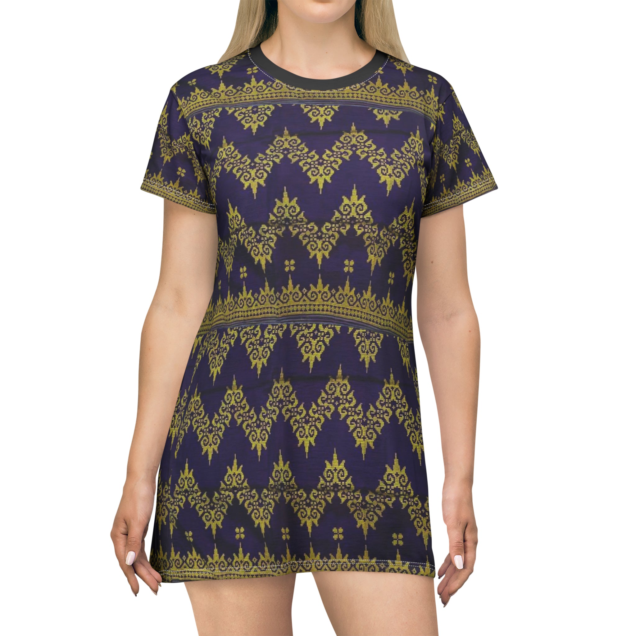 Philippines Filipino Batik inspired T-Shirt Dress | Mindanao batik Cri ...