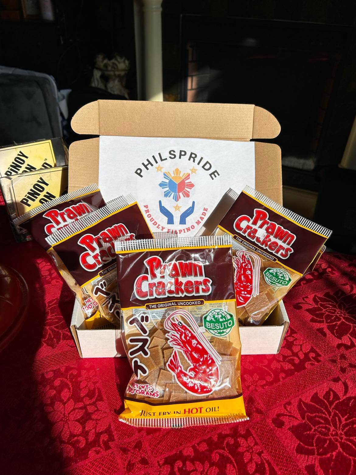 Philippines Besuto Prawn Bundle.Filipino prawn Chicharon (4) packs in ...