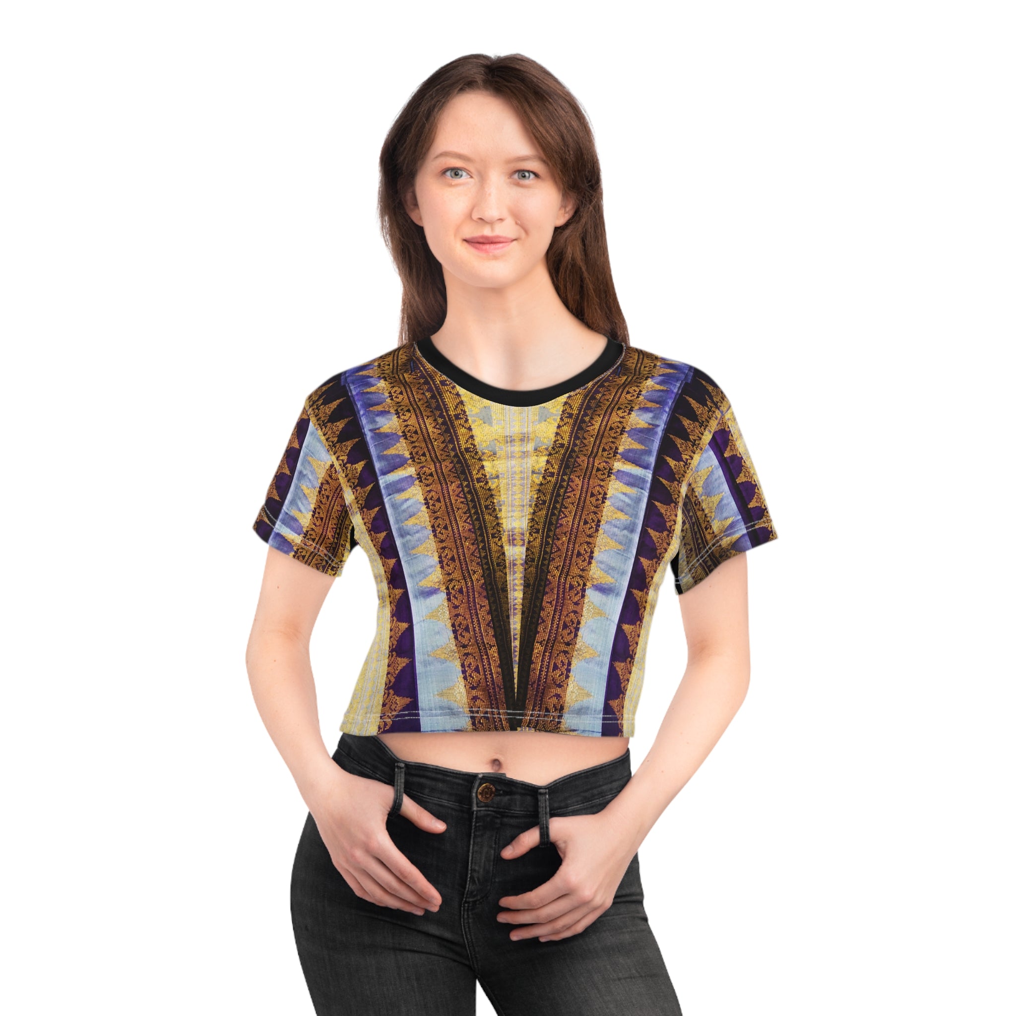 Philippines Filipino Mindanao batik Inspired Crop top tee for ladies ...